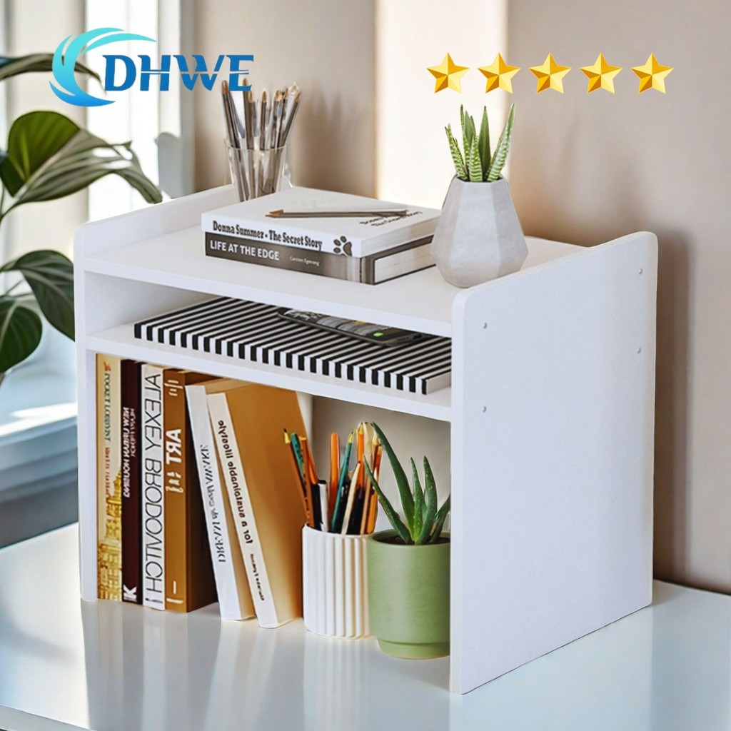 Jual DHWE Rak Meja Korean Style Kekinian Untuk Meja Belajar Meja Kantor ...