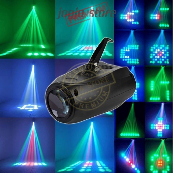 Jual Lampu Sorot LED Laser Panggung Disco Party Lightning Sound System ...