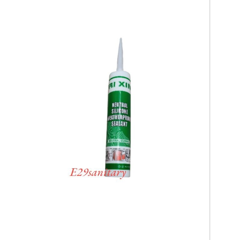 Jual Lem Silicone Sealant Botol Kaca *NETRAL Tidak Asam, Non Acid, Tidak Bau RI XIN / lem kaca ...