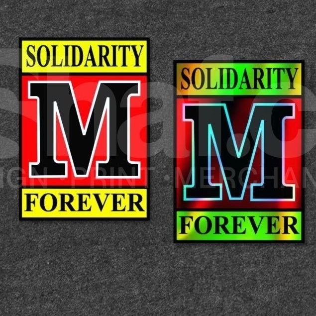 Jual STICKER M SOLIDARITY FOREVER KEREN Teknik MEsin | Shopee Indonesia