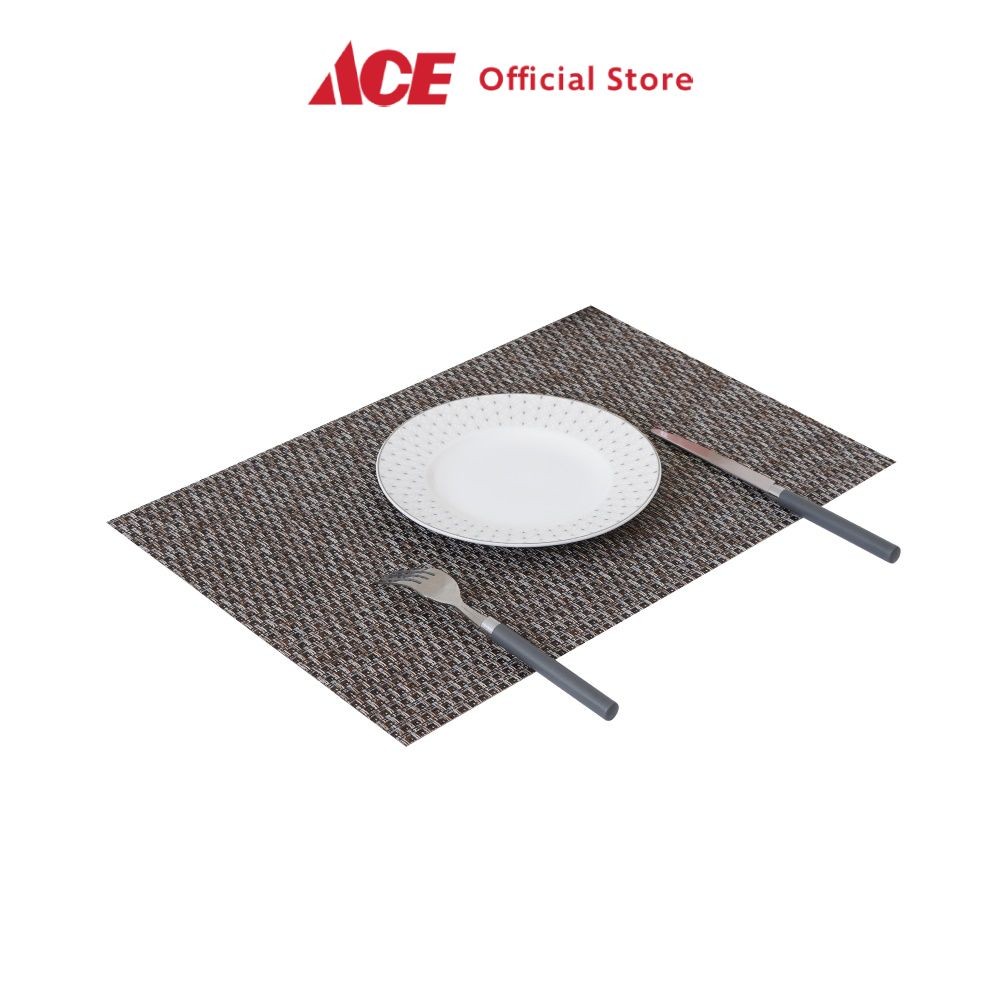 Jual Forhom Set 4 Pcs Tatakan Piring 0506B - Hitam Plate Mat Alas ...