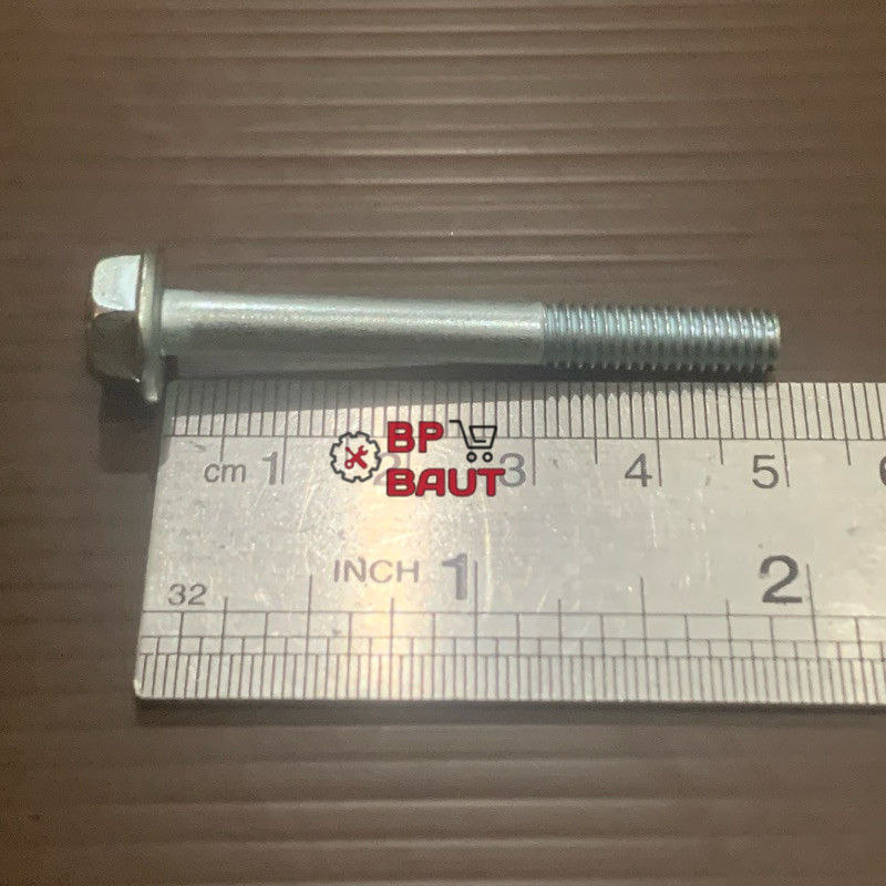 Jual BAUT TOPI BAUT FLANGEBLOT BAUT TOPI 6x50 BAUT 10CM KUNCI 10 ...