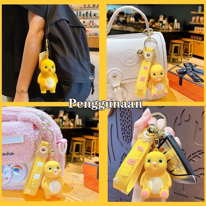 Jual GANTUNGAN KUNCI DINO KUNING BUBBLE GELEMBUNG NAILONG KEYCHAIN FREE ...