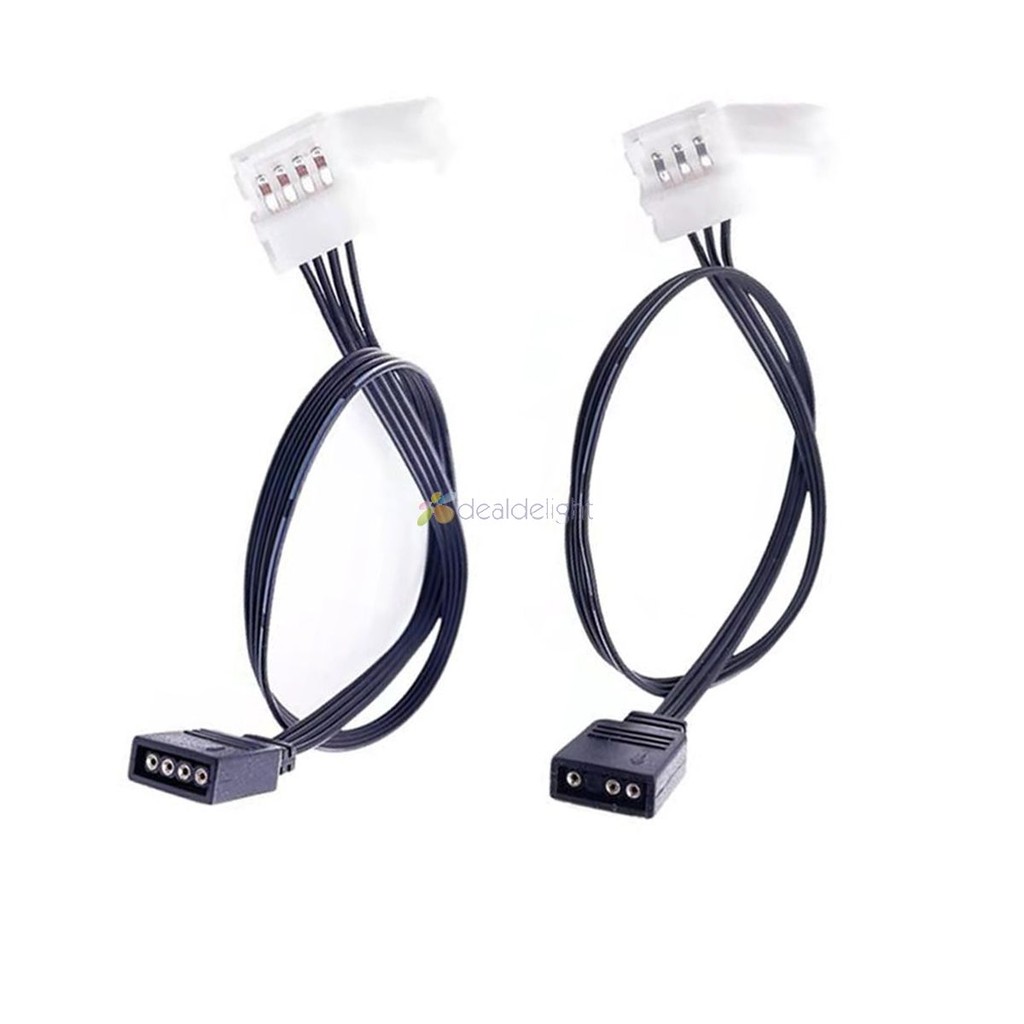 Jual 2pc ARGB Strip Connector Male To 10mm Clip No Soldering 5V 3Pin ...