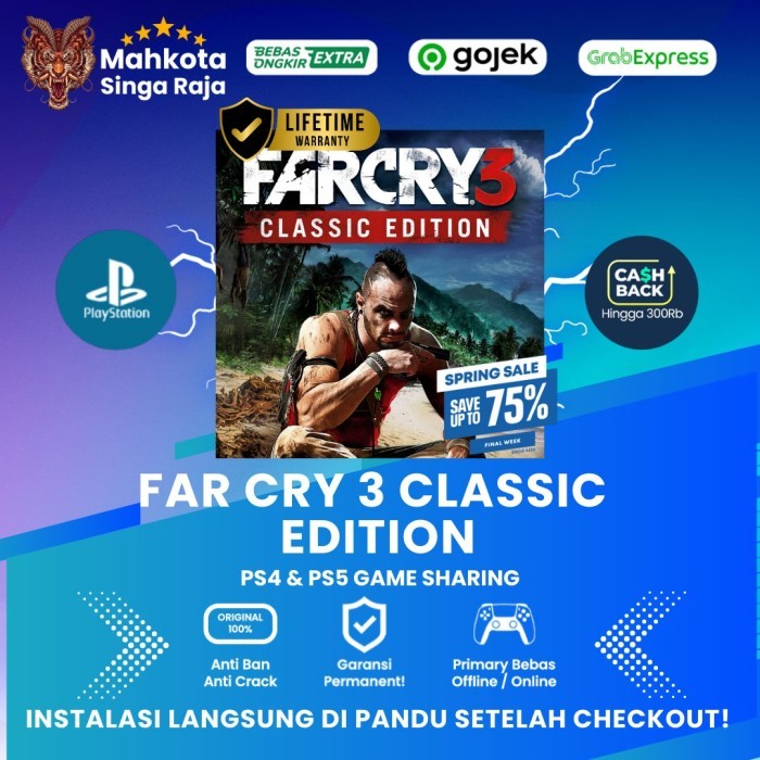 Jual Far Cry 3 Classic Edition - PS4 - PS5 - Digital Game Sharing | Shopee Indonesia