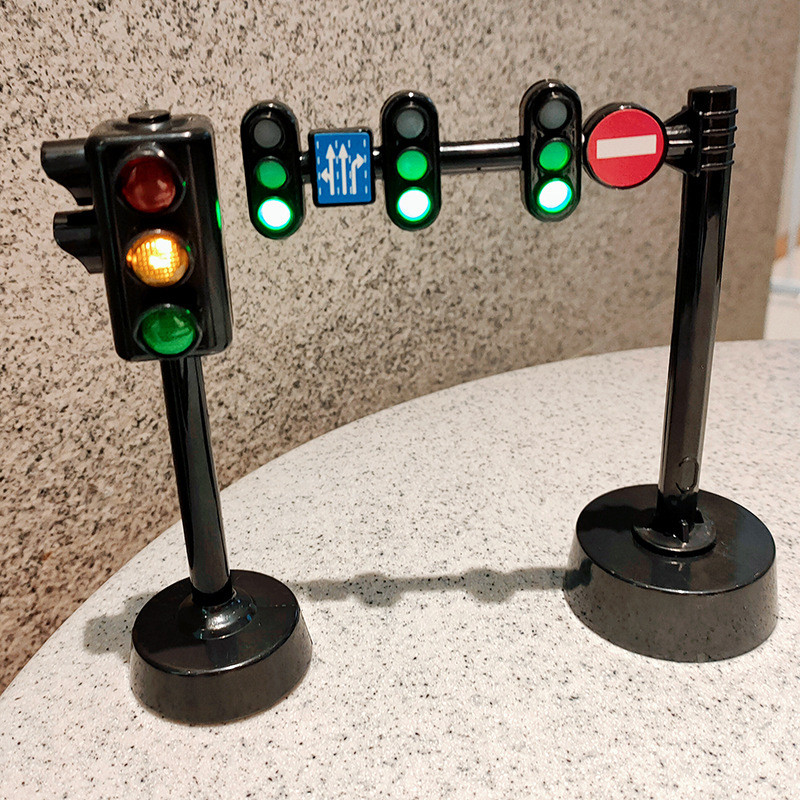 Jual Safety Dducation Traffic Light Toy Lamp Block Brick City Street ...