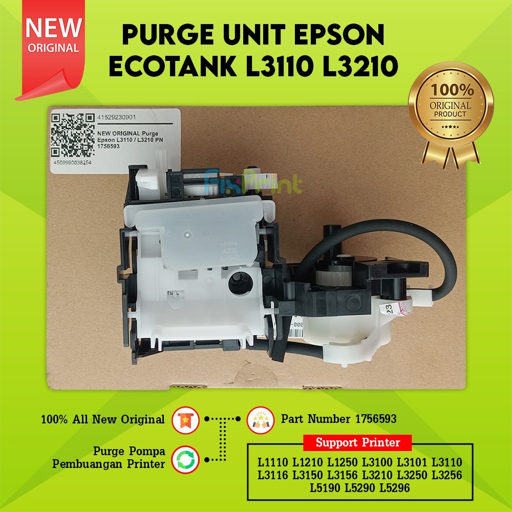 Jual Purge Unit Epson EcoTank L1110 L3110 L3150 L5190 Pompa Pembuangan ...