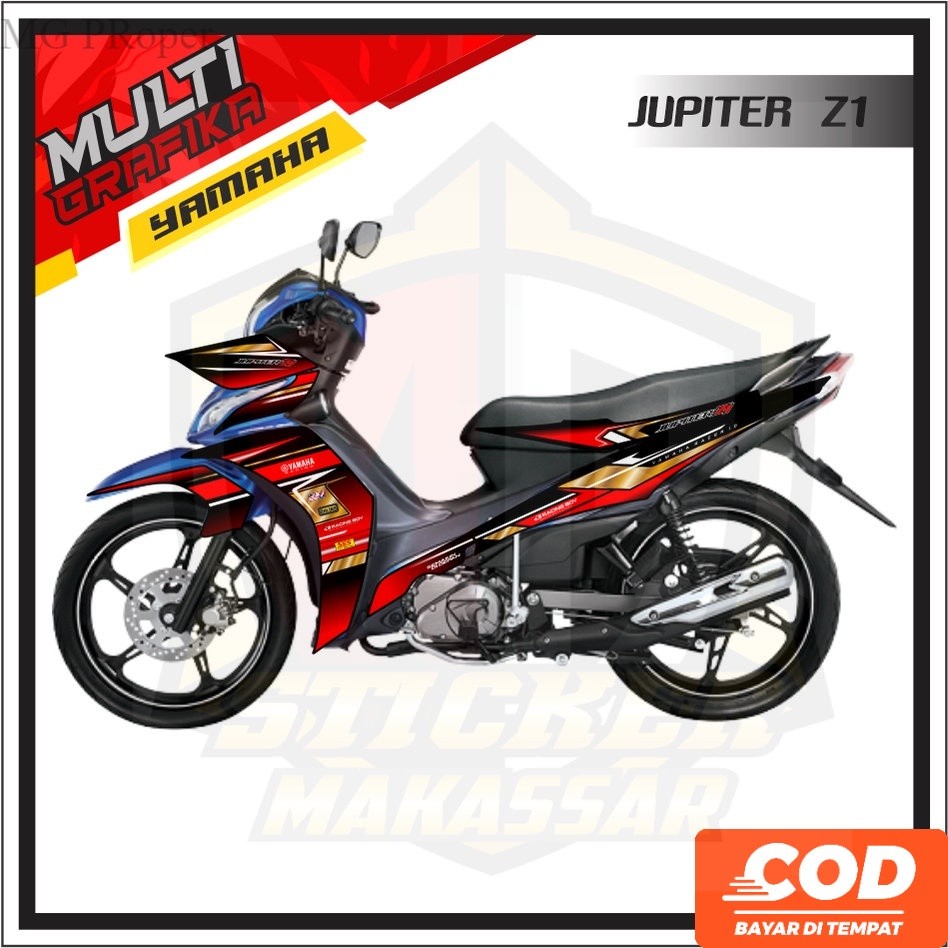 Jual Stiker Striping Decal Dekal YAMAHA JUPITER Z1 Series A, Custom ...