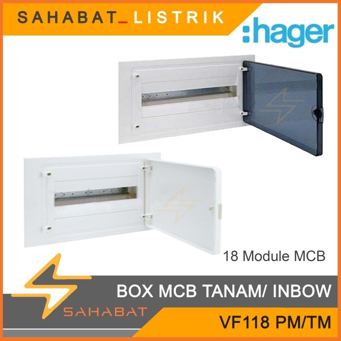 Jual BOX MCB HAGER INBOW TANAM 18 MODUL/ 18 GROUP VF118 PM-TM | Shopee Indonesia