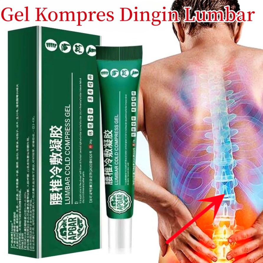 Jual Lumbar Spine Cooling Gel Lumbar Cold Compress Gel Ori Salep Lumbar ...