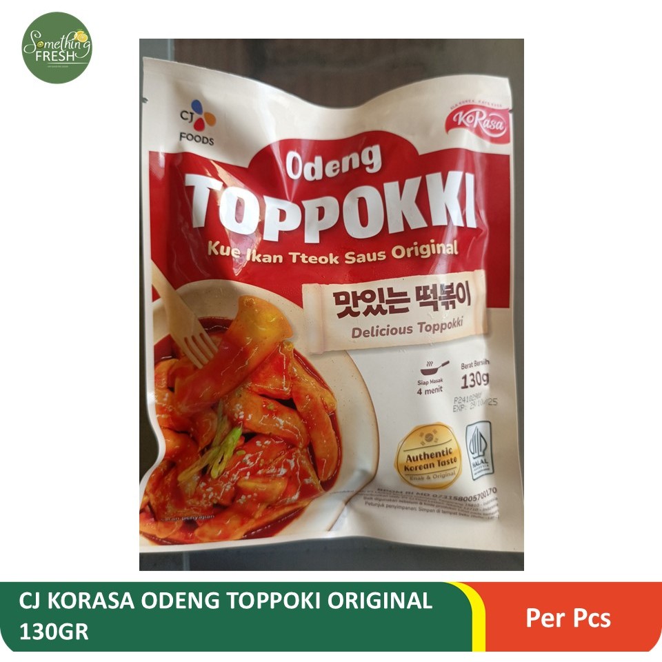 Jual CJ KORASA ODENG TOPPOKI ORIGINAL 130GR PER PCS | Shopee Indonesia