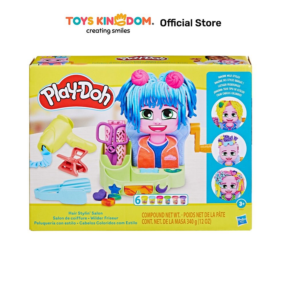 Jual Toys Kingdom Play Doh Playset Hair Stylin Salon F8807 Toys Kids ...