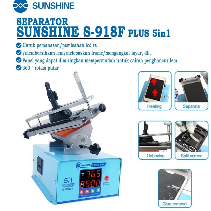 Jual PGC99 Sunshine S-918F 5 in 1 Mesin Pemisah atau pemanasan lem LCD ...