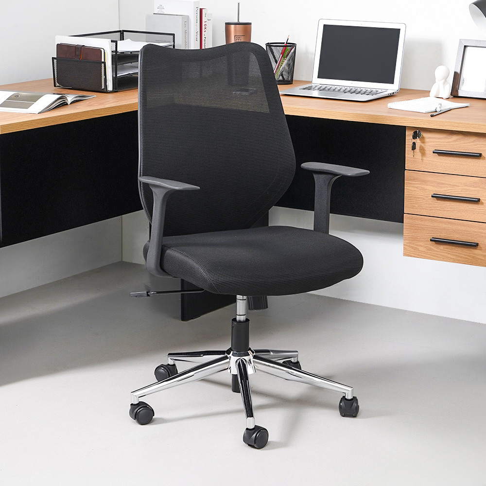 Jual Informa G Kenedy Kursi Kantor Sandaran Rendah - Hitam Tempat Duduk ...