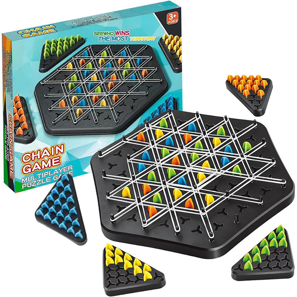 Jual Geetoy Mainan Edukasi Anak-anak Permainan Puzzle Rantai Geometri ...