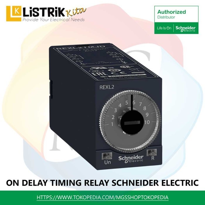 Jual SCHNEIDER PLUG-IN TIMER 2C/O 240VAC - REXL2TMP7 | Shopee Indonesia