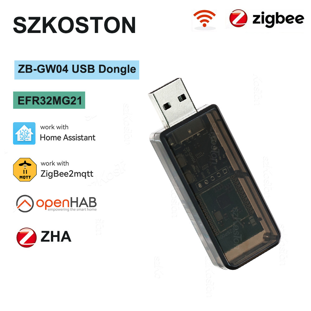 Jual Zigbee 3.0 USB Dongle Based on Silicon Labs EFR32MG21 Universal Zigbee Gateway ZB-GW04 ...