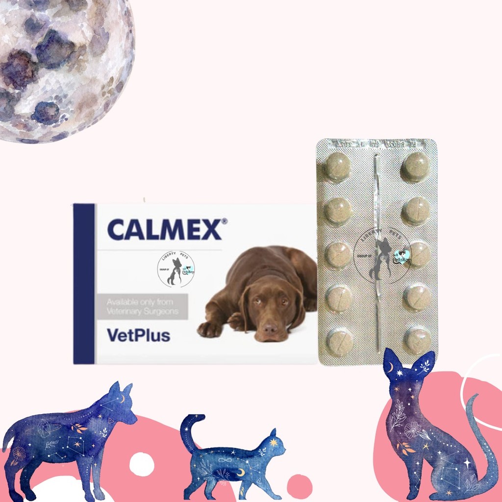 Jual Calmex Dog VetPlus Suplement Penenang Anti Stress Anjing (1 Blister = 10 Tablet) | Shopee ...