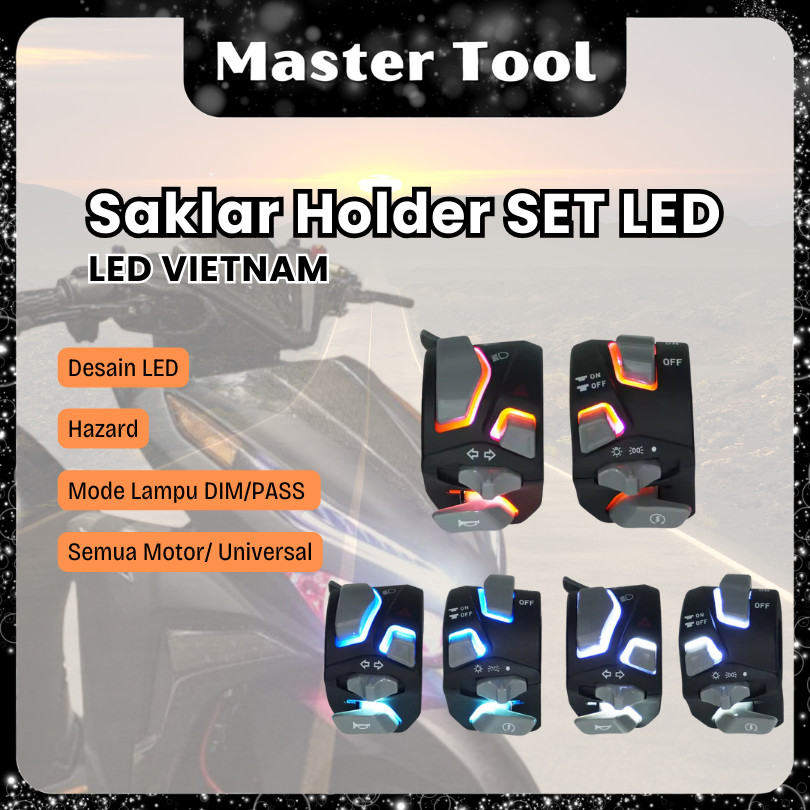 Jual Master Tool ⭐Garansi 1 Tahun⭐ Saklar Holder SET Nyala LED Vietnam ...