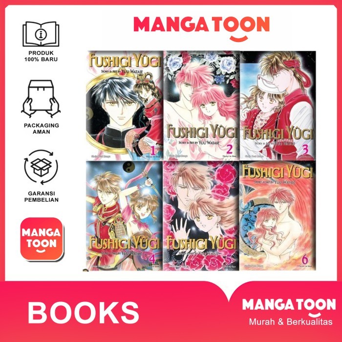 Jual Komik Fushigi Yûgi (VIZBIG Edition) 1-6 book by Yuu Watase ...