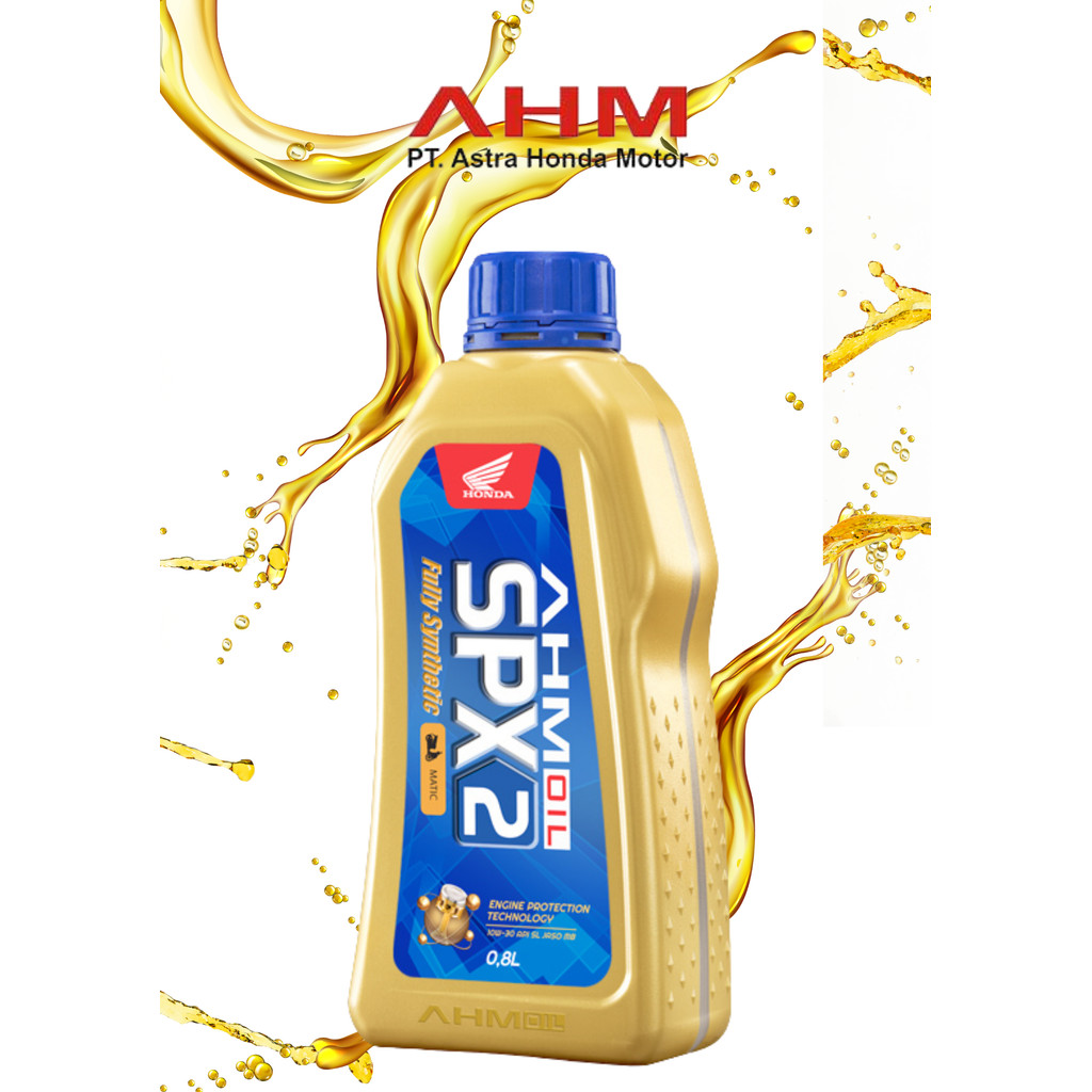 Jual Oli Spx2 Matic Ahm Original 800ml 10W-30 (800 ML) | Shopee Indonesia
