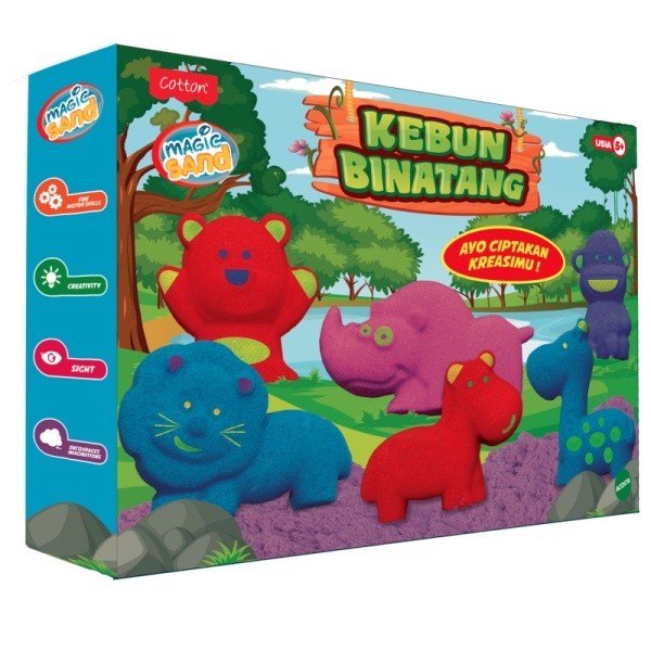 Jual Magic Sand Zoo Container Pasir Ajaib | Shopee Indonesia