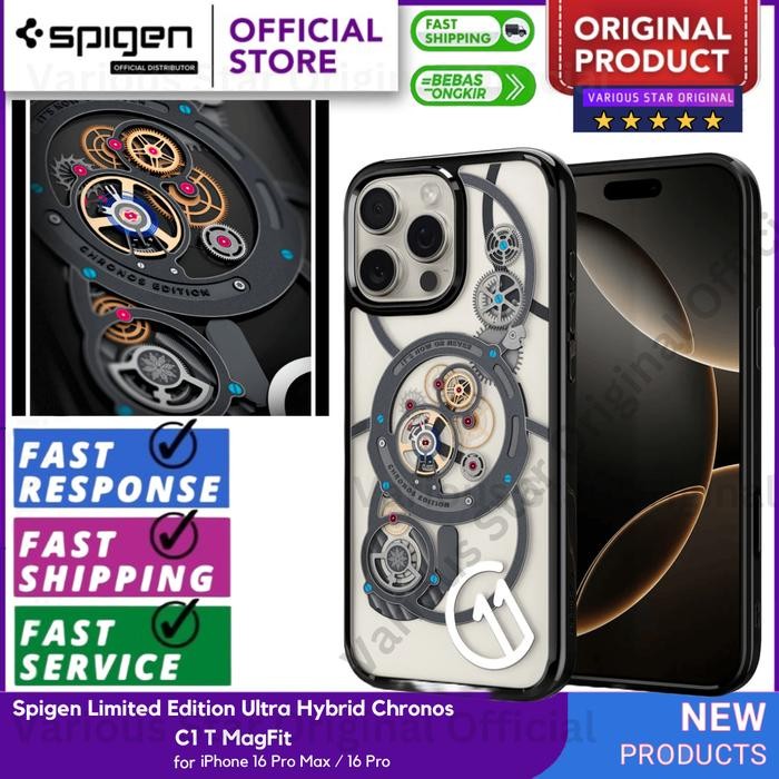 Jual ORIGINAL Case iPhone 16 Pro Max / 16 Pro Spigen Ultra Hybrid ...