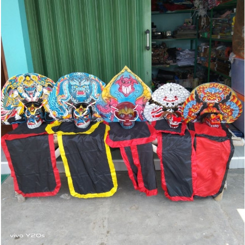 Jual elvinsite Mainan tradisional anak caplokan devil barongan murah ...