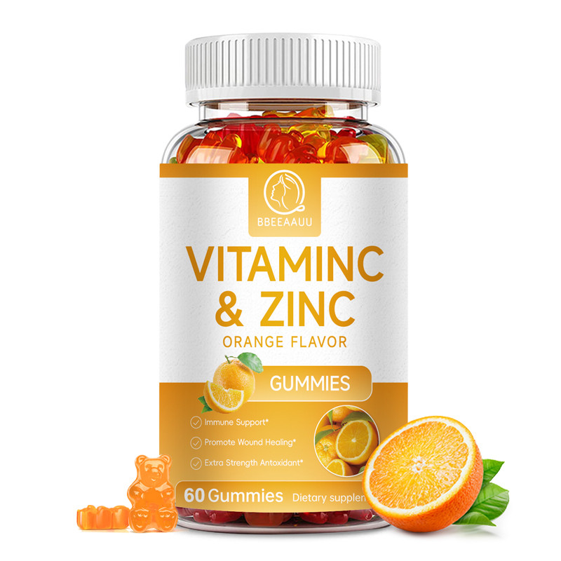 Jual BBEEAAUU Vitamin C 1000mg dengan Zinc Gummies untuk Dukungan Imun ...