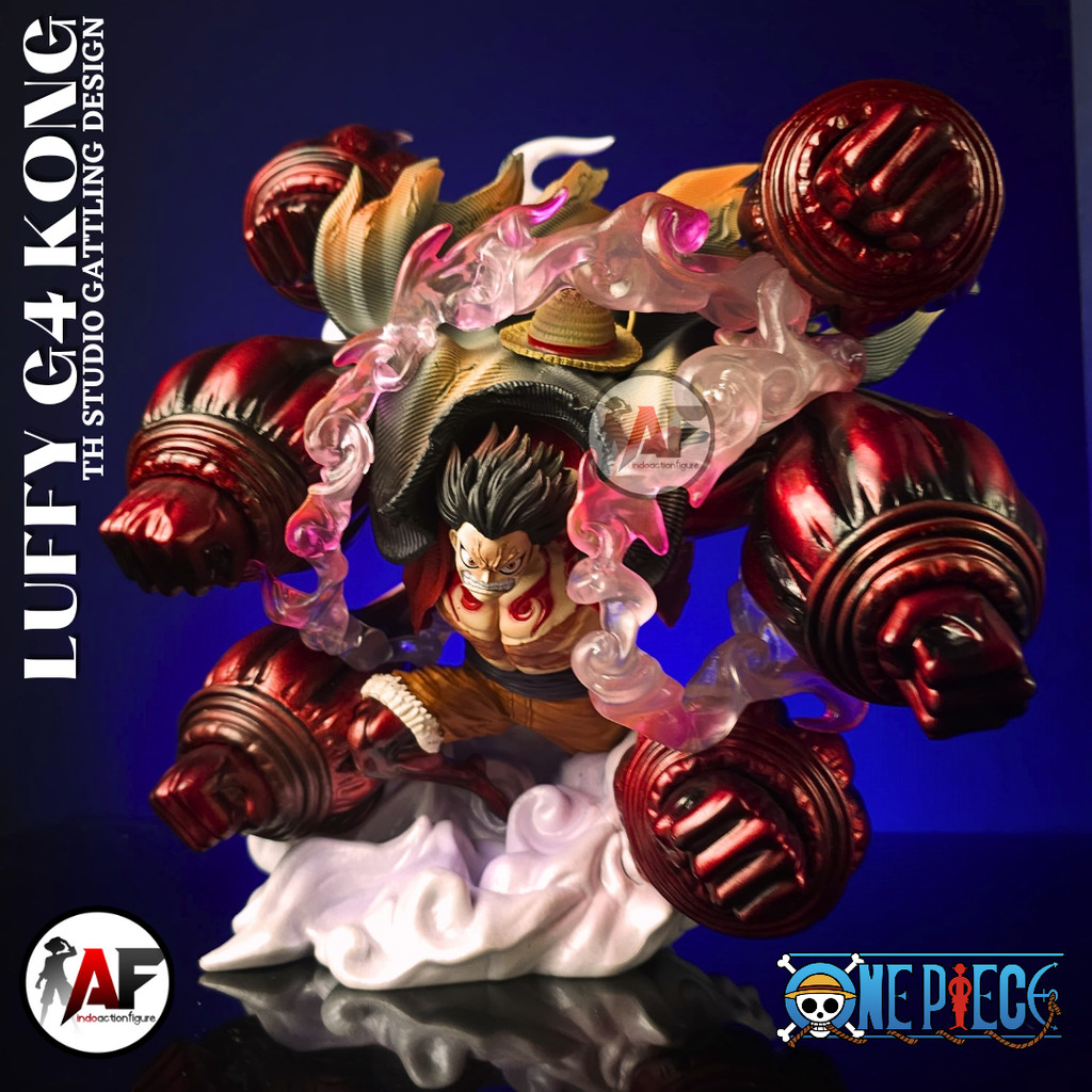 Jual Action figure One Piece statue Monkey. D. Luffy Gattling gun gear ...