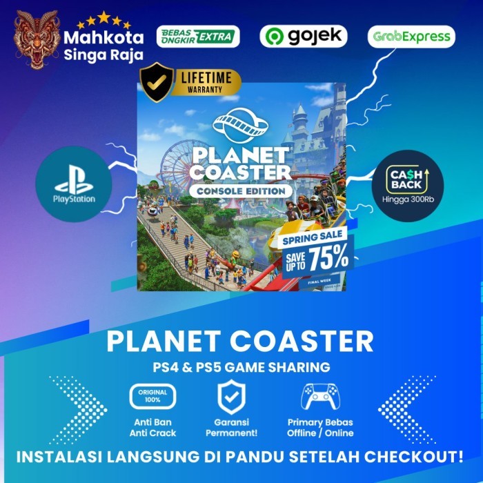 Jual Planet Coaster - PS4 - PS5 - Digital Game Sharing | Shopee Indonesia