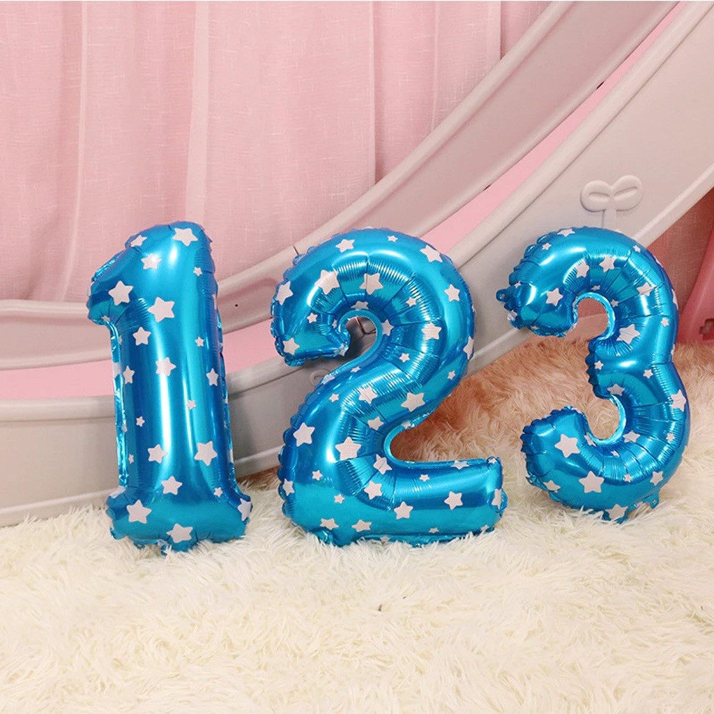 Jual BALON FOIL ANGKA / BALON KARAKTER ANGKA/ BALON ULANG TAHUN / BALON ...