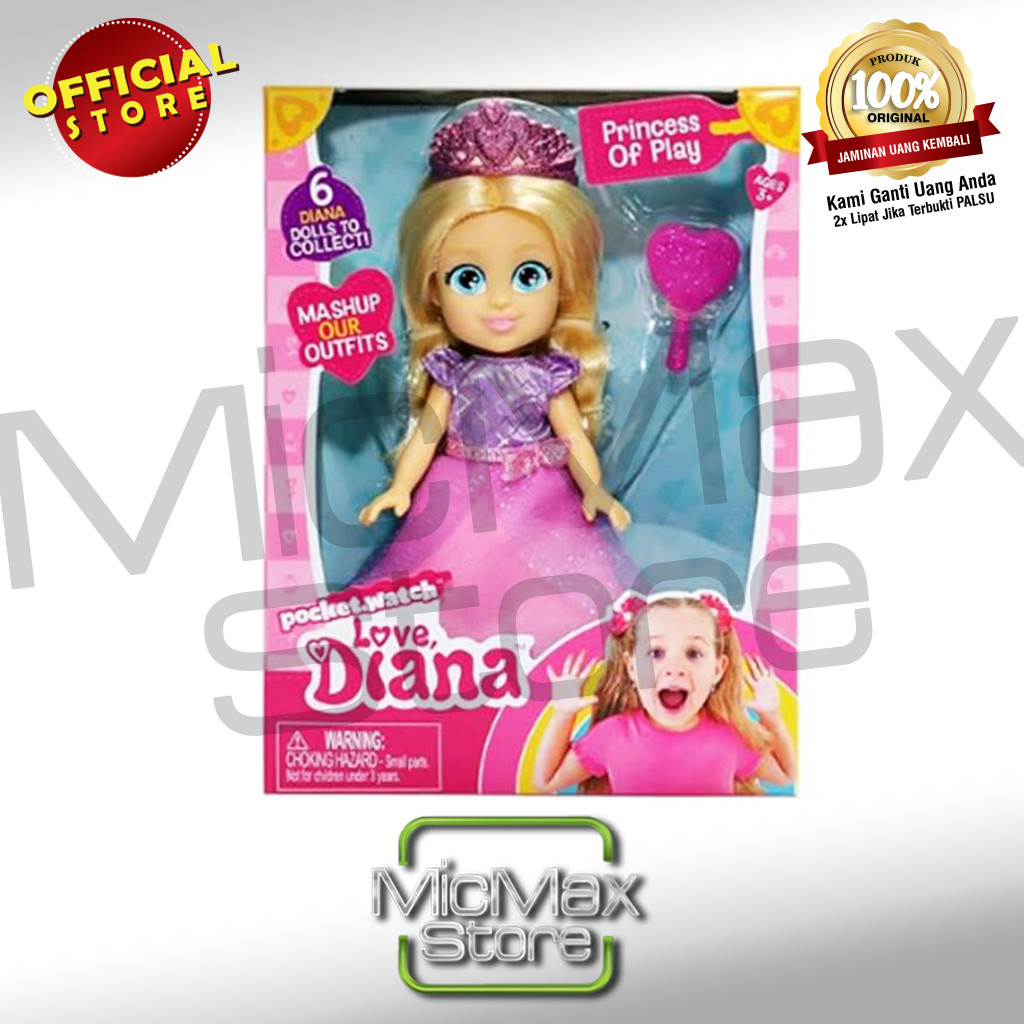 Jual Pocket Watch Love Diana Princess of Play 6inch Original 20070 ...