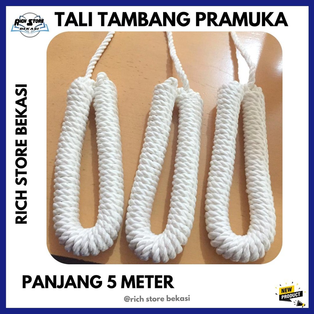 Jual TALI TAMBANG PRAMUKA PANJANG 5 METER ATRIBUT SERAGAM PRAMUKA ...