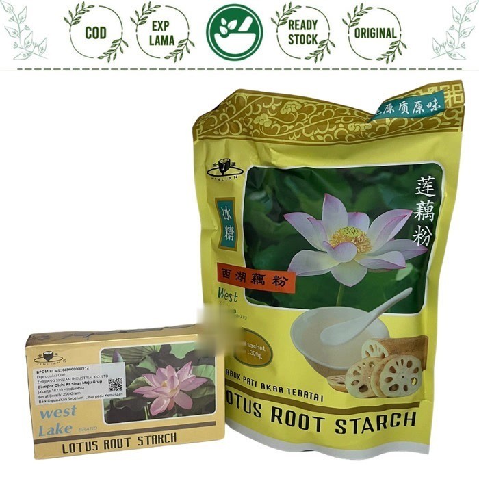 Jual WEST LAKE LOTUS ROOT STARCH JINLIAN MINUMAN SERBUK PATI AKAR ...
