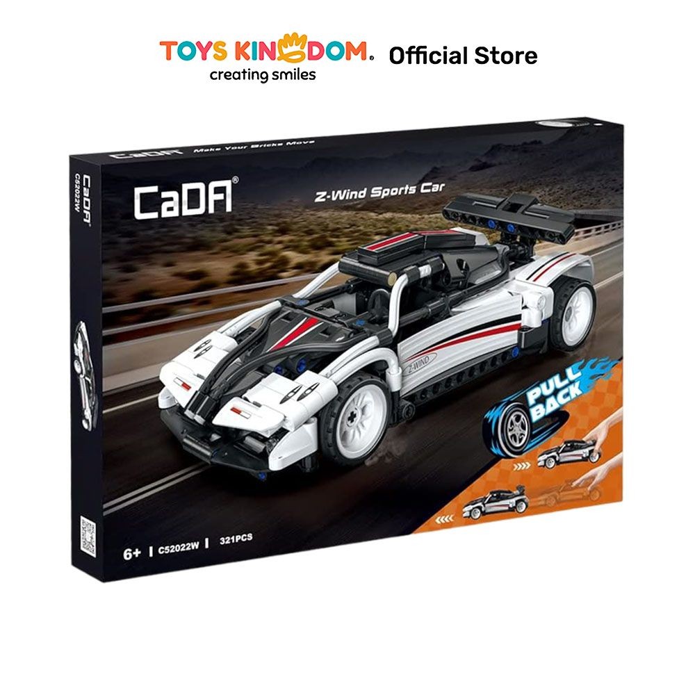 Jual Toys Kingdom Cada Pullback Racing Car 321 - Putih Kids Toy Toys ...