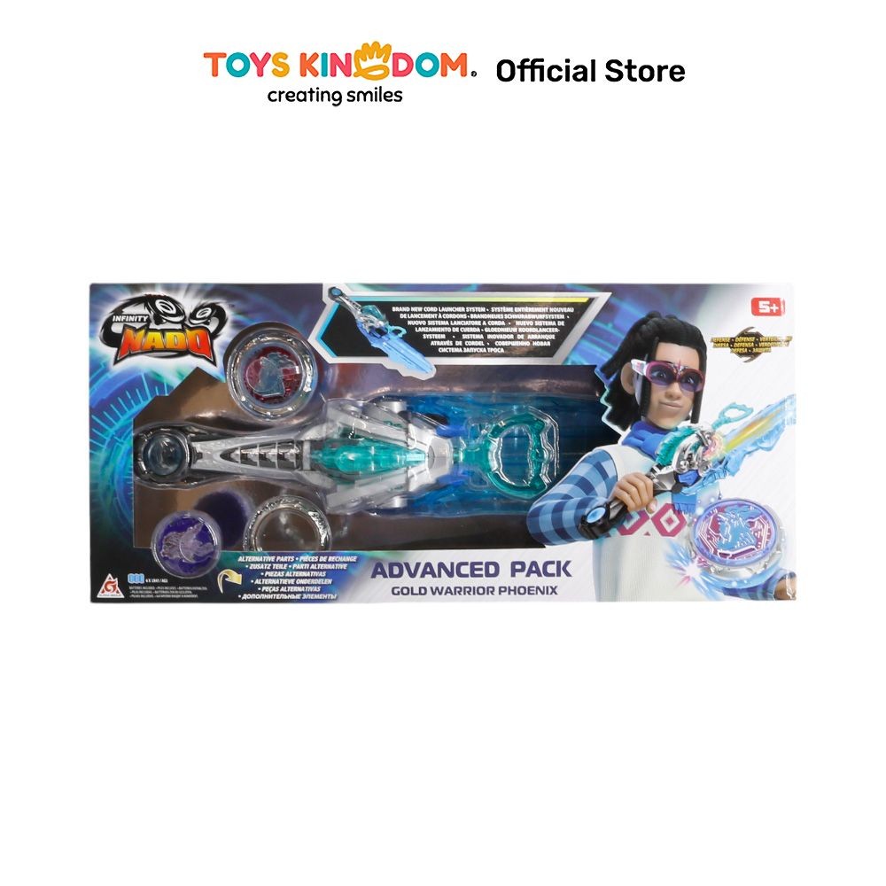 Jual Toys Kingdom Alpha Group Infinity Nado Advanced Pack Gold Warrior ...