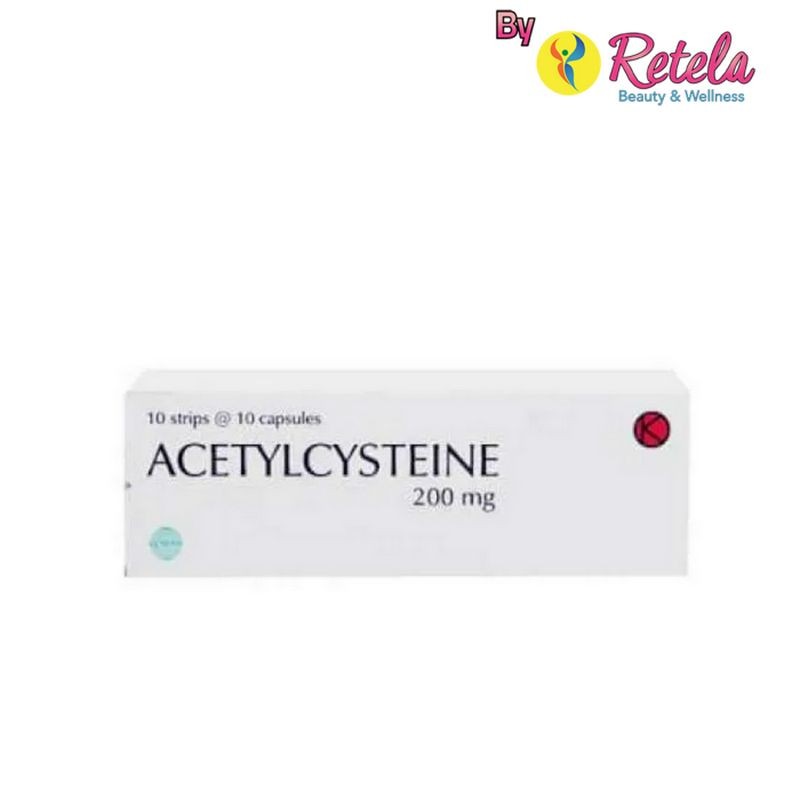 Jual ACETYLCYSTEINE 200MG 1 STRIP 10 TABLET | Shopee Indonesia