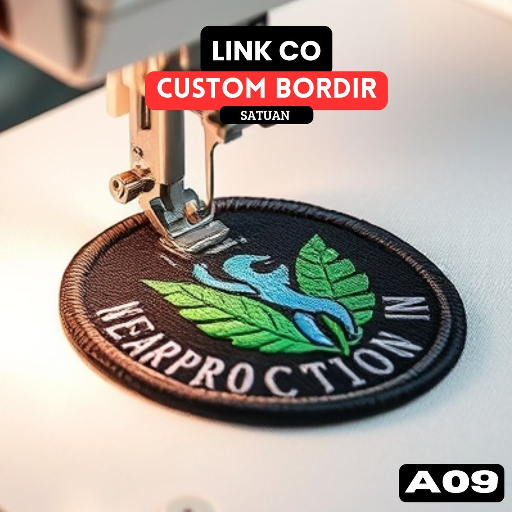 Jual A09 CUSTOM BORDIR PATCH/LOGO SATUAN GAMBAR BEBAS MURAH/NEGO ...