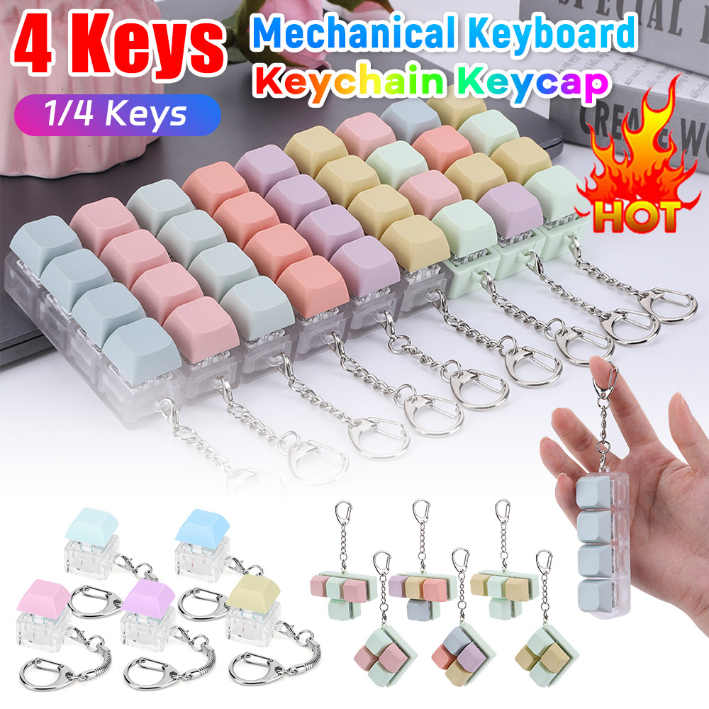 Jual Keyboard Caps Toy Press Stress Relief Fidget Button Key Caps ...