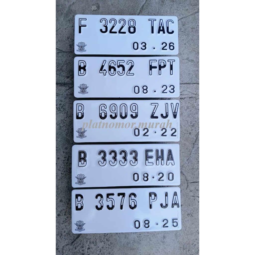 Jual plat nomor motor baut tanam lipat angka variasi | Shopee Indonesia