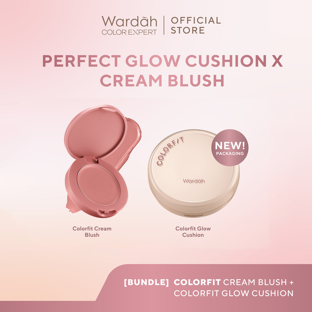 Jual [BUNDLE] WARDAH Paket Colorfit Perfect Glow Cushion 15 g + Cream ...