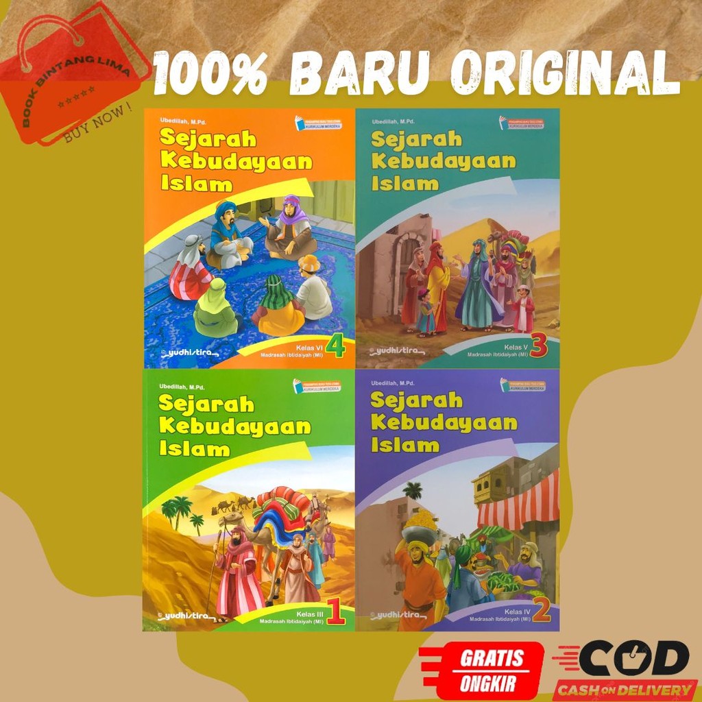 Jual Kurikulum Merdeka Sejarah Kebudayaan Islam Kelas 3 4 5 6 MI Penerbit Yudhistira | Shopee ...