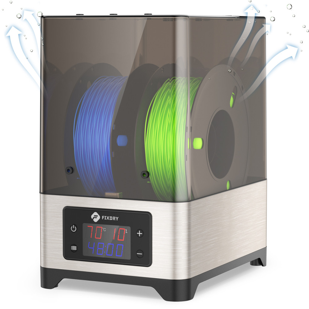 Jual PTC Heater 3D Printing Filament Dryer Box 110V-220V 100W Real-time ...