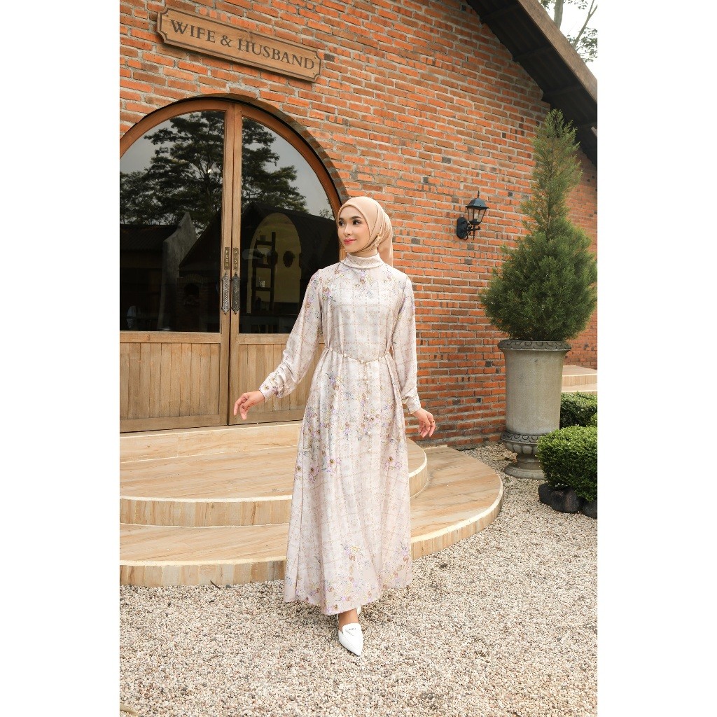 Jual Kamima - Aurora Series - Elysa Dress in Linen | Shopee Indonesia