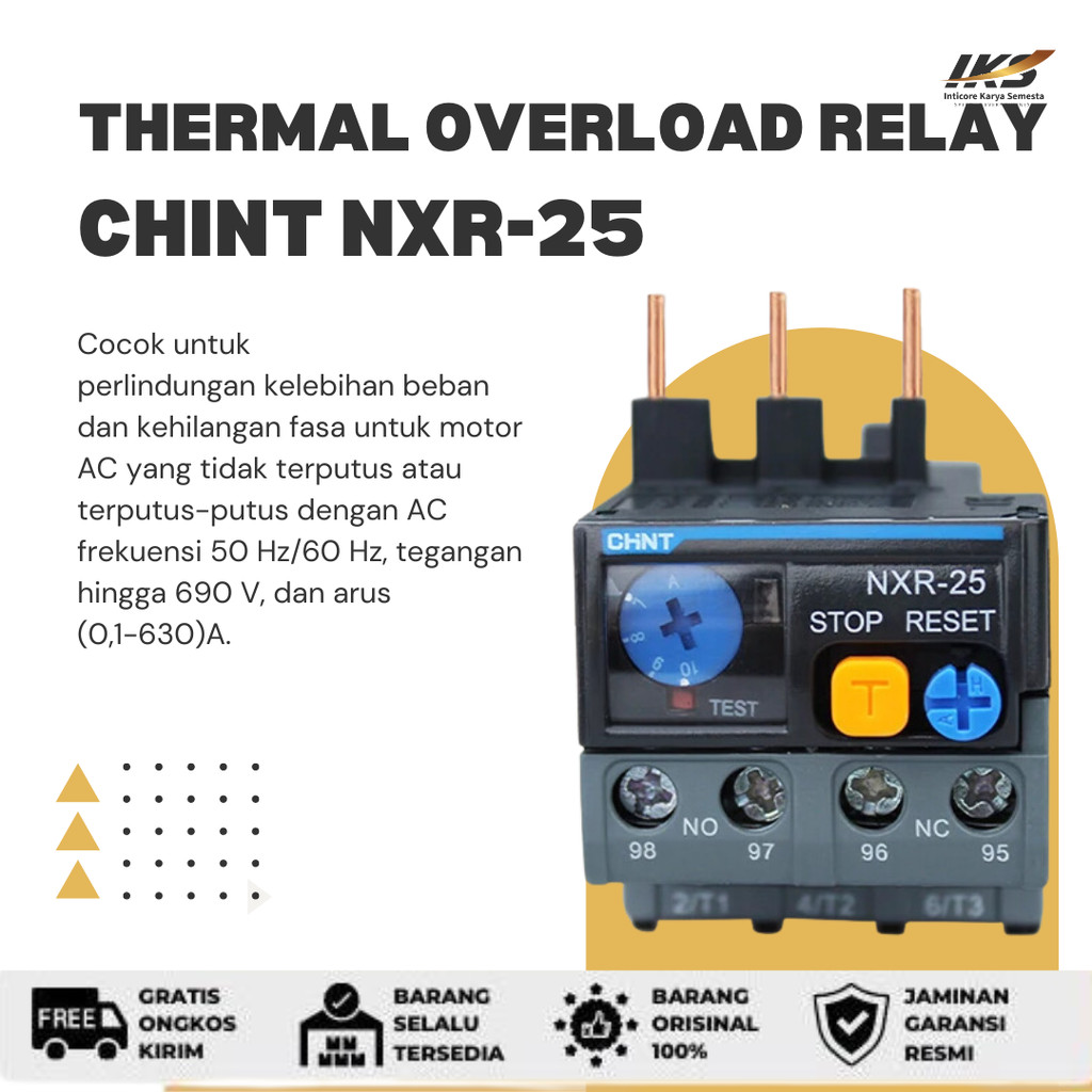 Jual Thermal Overload Relay CHINT NXR-25 | Shopee Indonesia