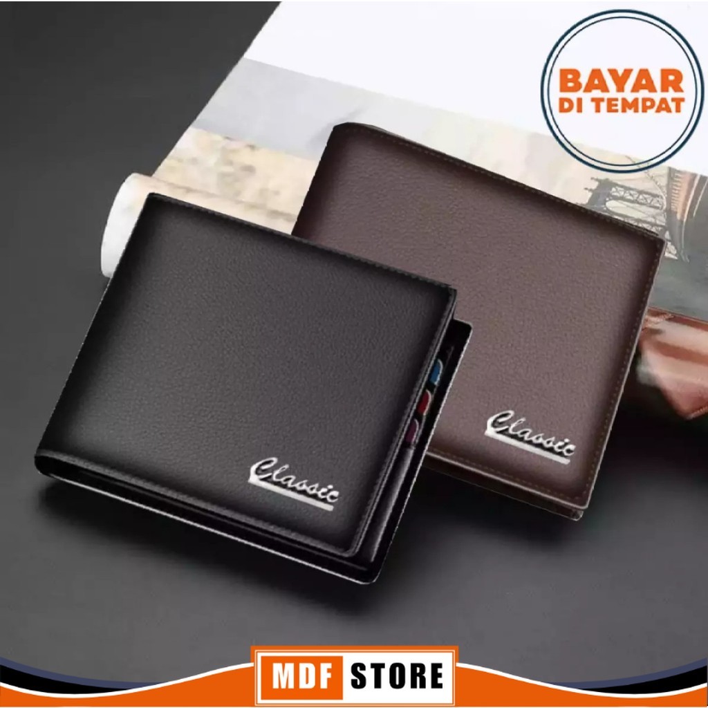 Jual Dompet Pria Kulit Sintetis Dompet Pria Aesthetic Dompet Lipat ...
