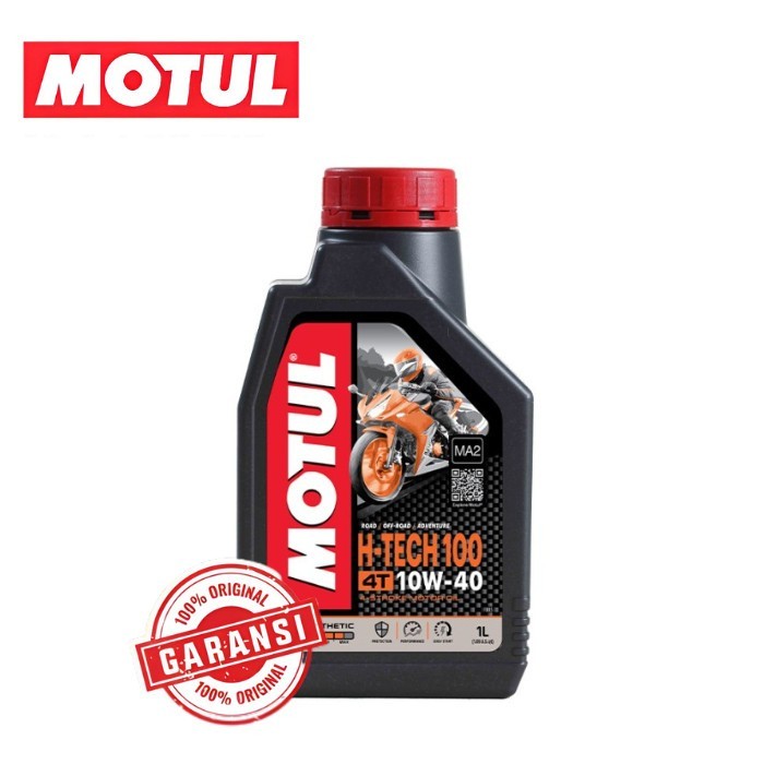 Jual Oli Motor Motul H-TECH 100 4T 4 T 10W40 Full Synthetic 1L | Shopee Indonesia