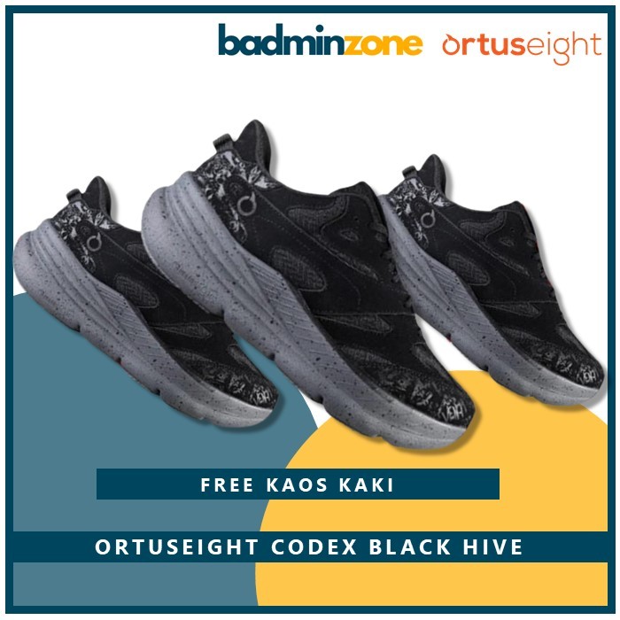Jual Sepatu Ortuseight Codex Black Hive Marvel Edition Original Sepatu ...
