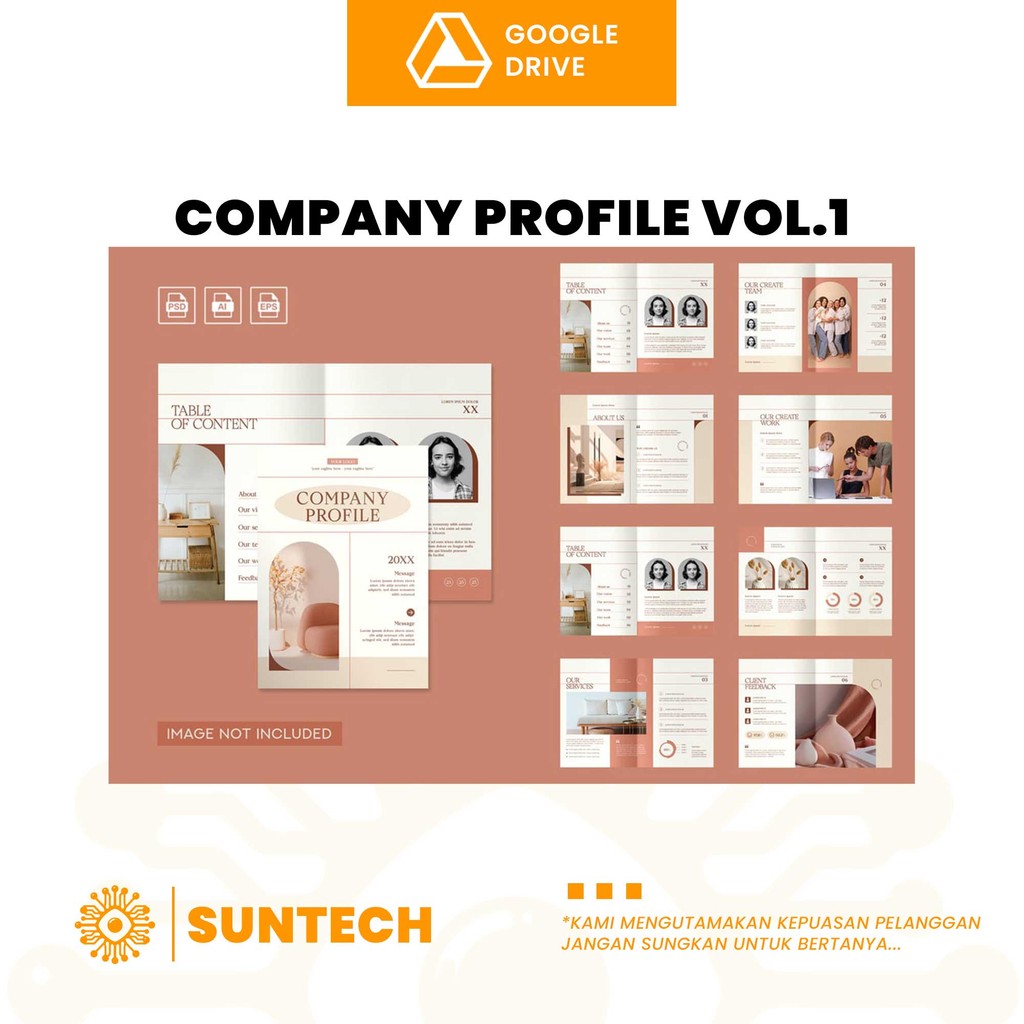 Jual COMPANY PROFILE VOL.1 | PHOTOSHOP | ILLUSTRATOR | Shopee Indonesia